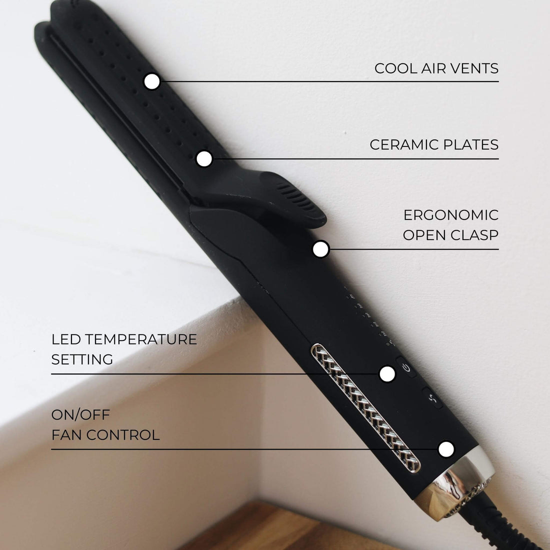 TYME Iron Air: Obsidian Flat Iron | TYME